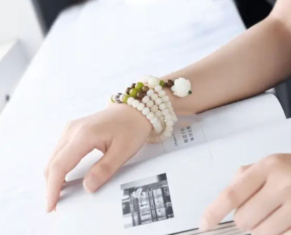 Bodhi Lotus blomsterperler armbånd - bellanorge